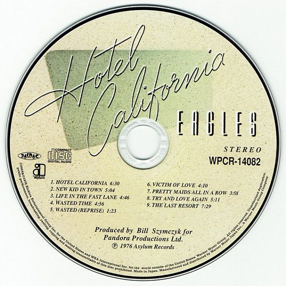 Eagles - Hotel California/ CD [ SHM-CD/ Cardboard Sleeve ( mini LP)/ 20 ...